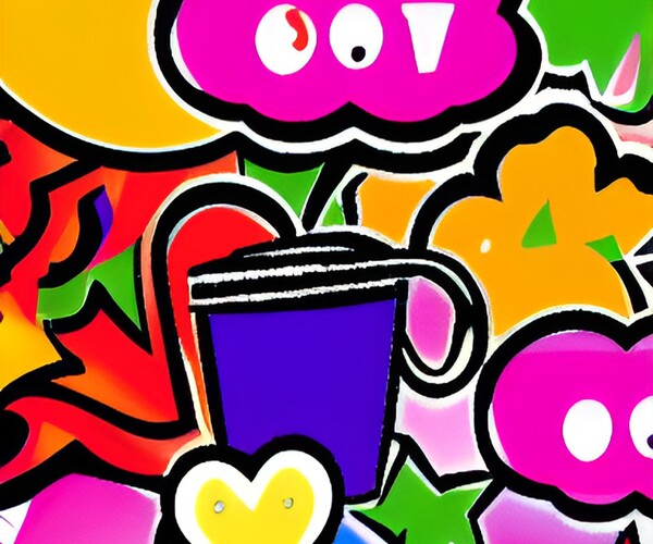 ArtStation - paint logo vector cartoon style 6480-jpg pack wombo art ...