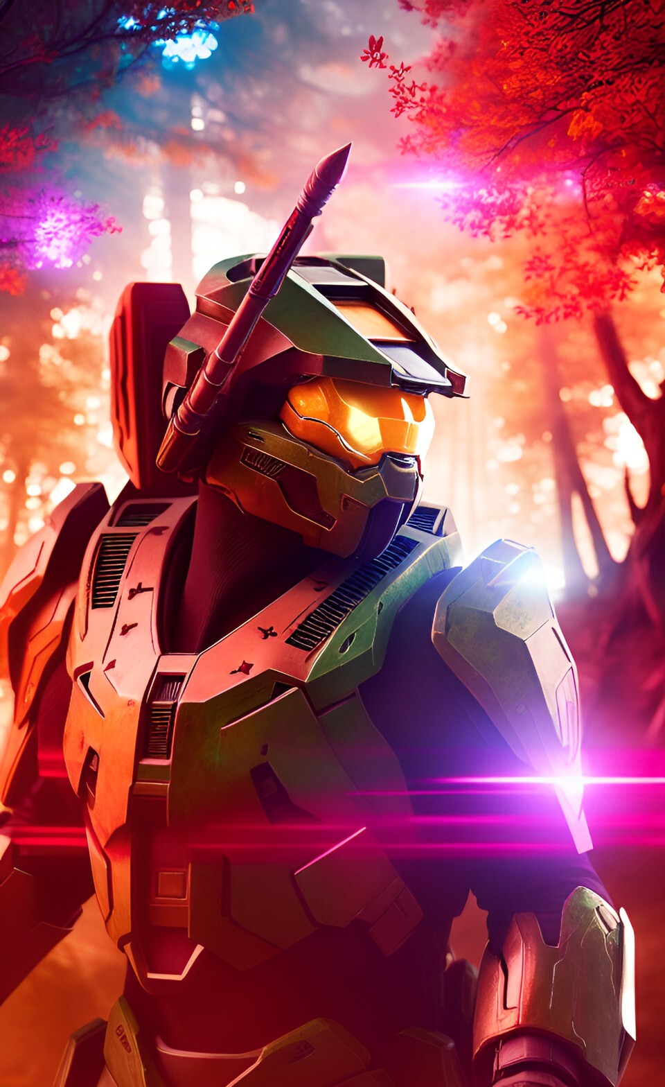 ArtStation - enchanted forest of destiny in halo world 3890-jpg pack ...