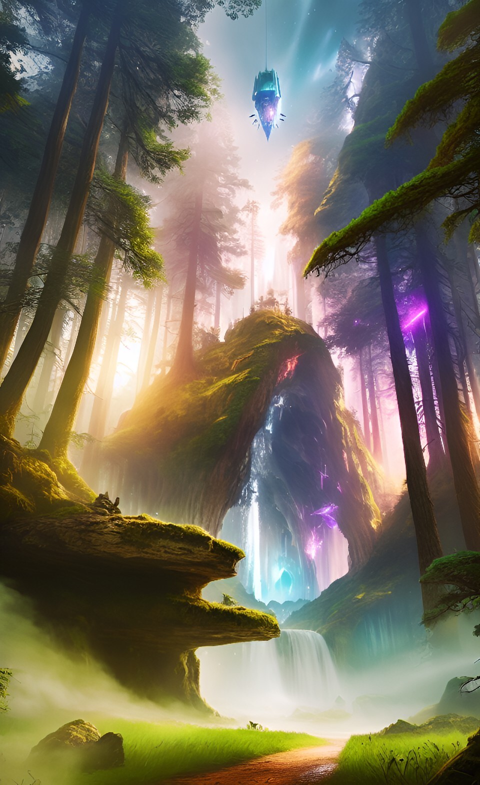 ArtStation - enchanted forest of destiny in halo world 3890-jpg pack ...