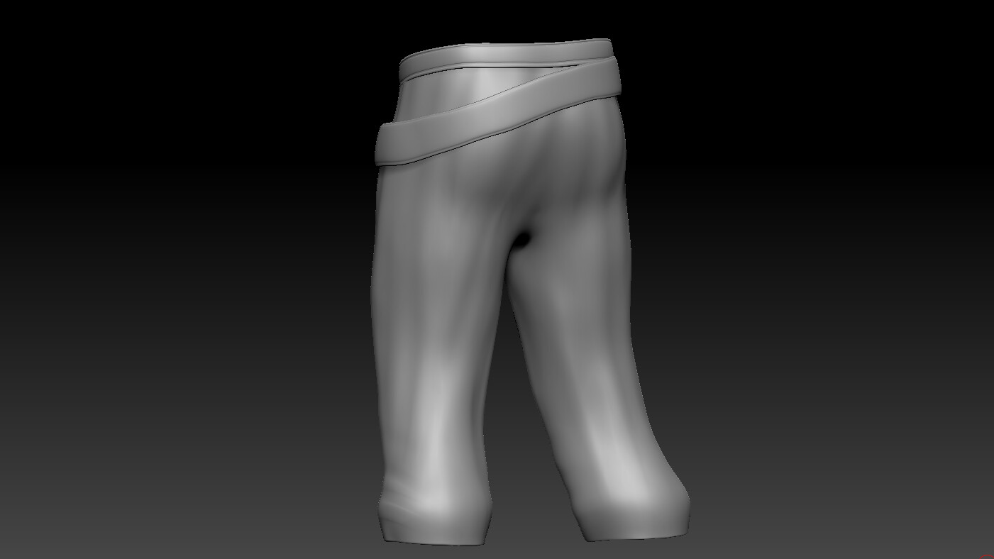 ArtStation - High-poly model Pants belts | Resources