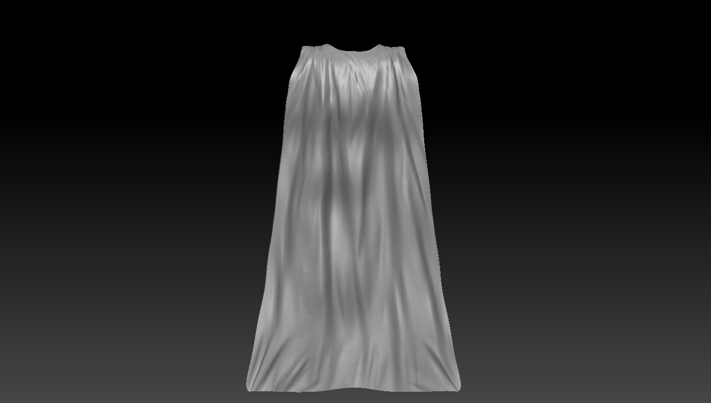 ArtStation - High-poly model knight's cloak | Resources
