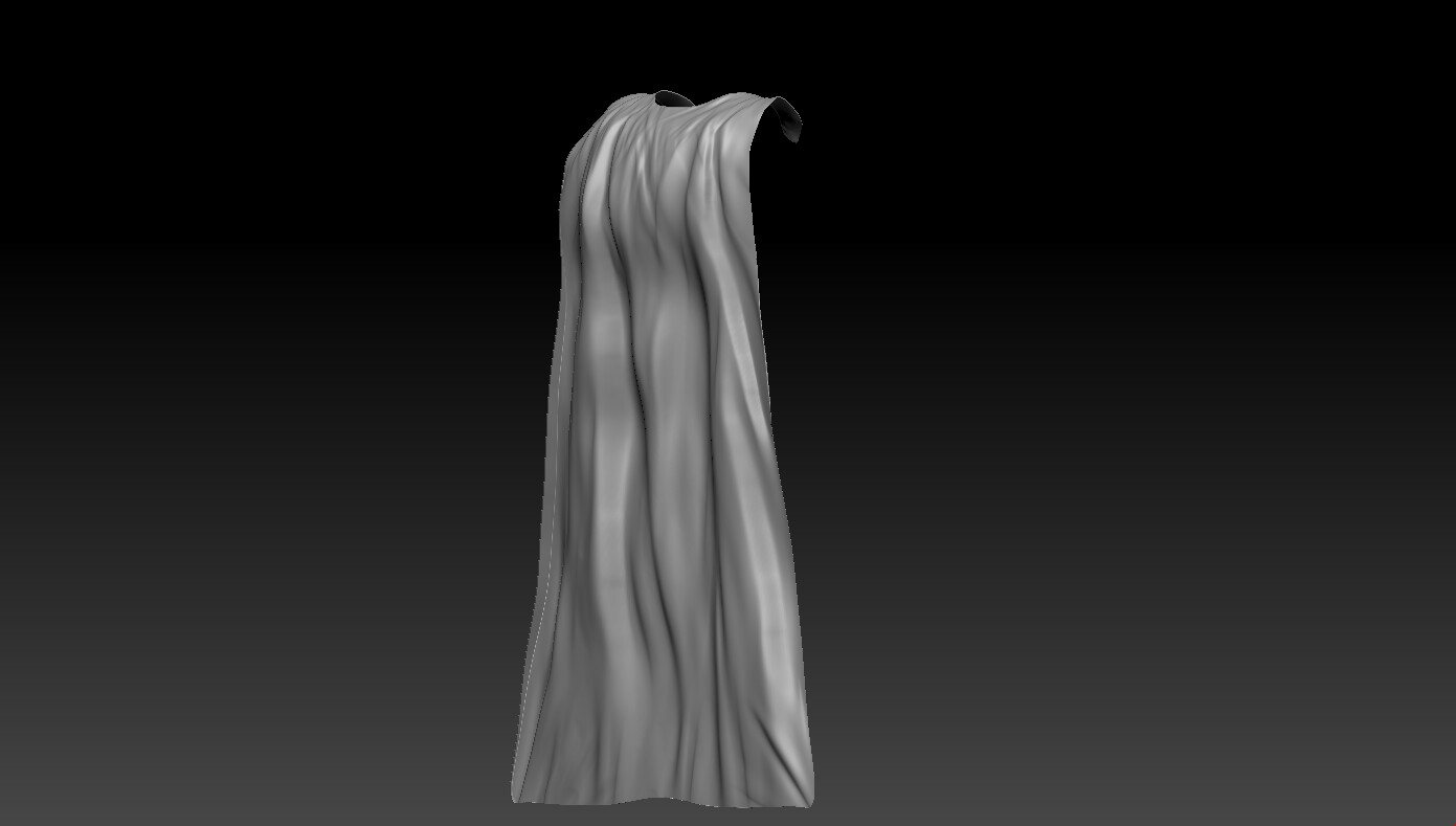 ArtStation - High-poly model knight's cloak | Resources