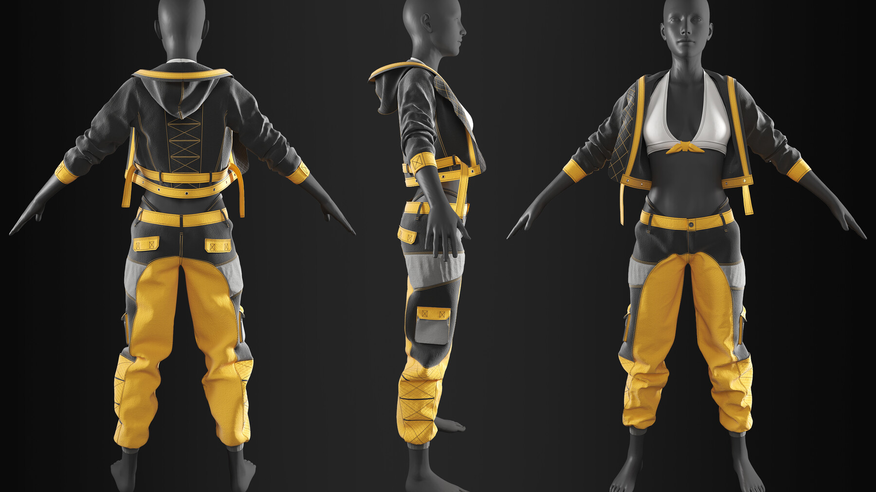 ArtStation - Urban Outfit - 01 | Game Assets