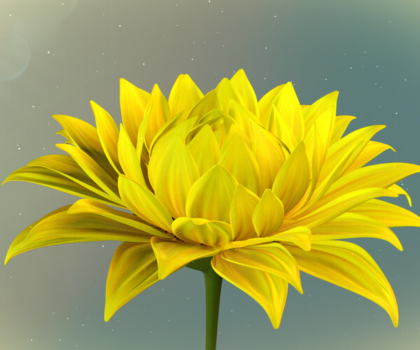 ArtStation - 3d Sunflower Animated | Resources