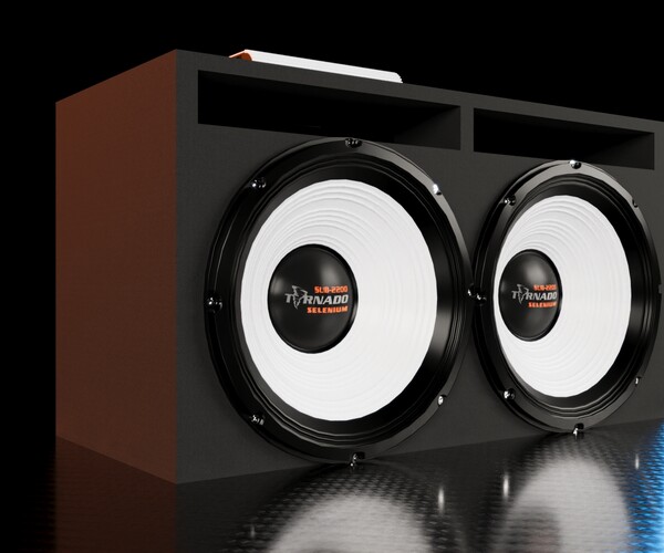ArtStation - Car Sound Box System Speaker Brazil | Resources