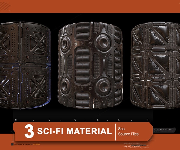 ArtStation - FREE Sci fi Material (PBR) | Resources