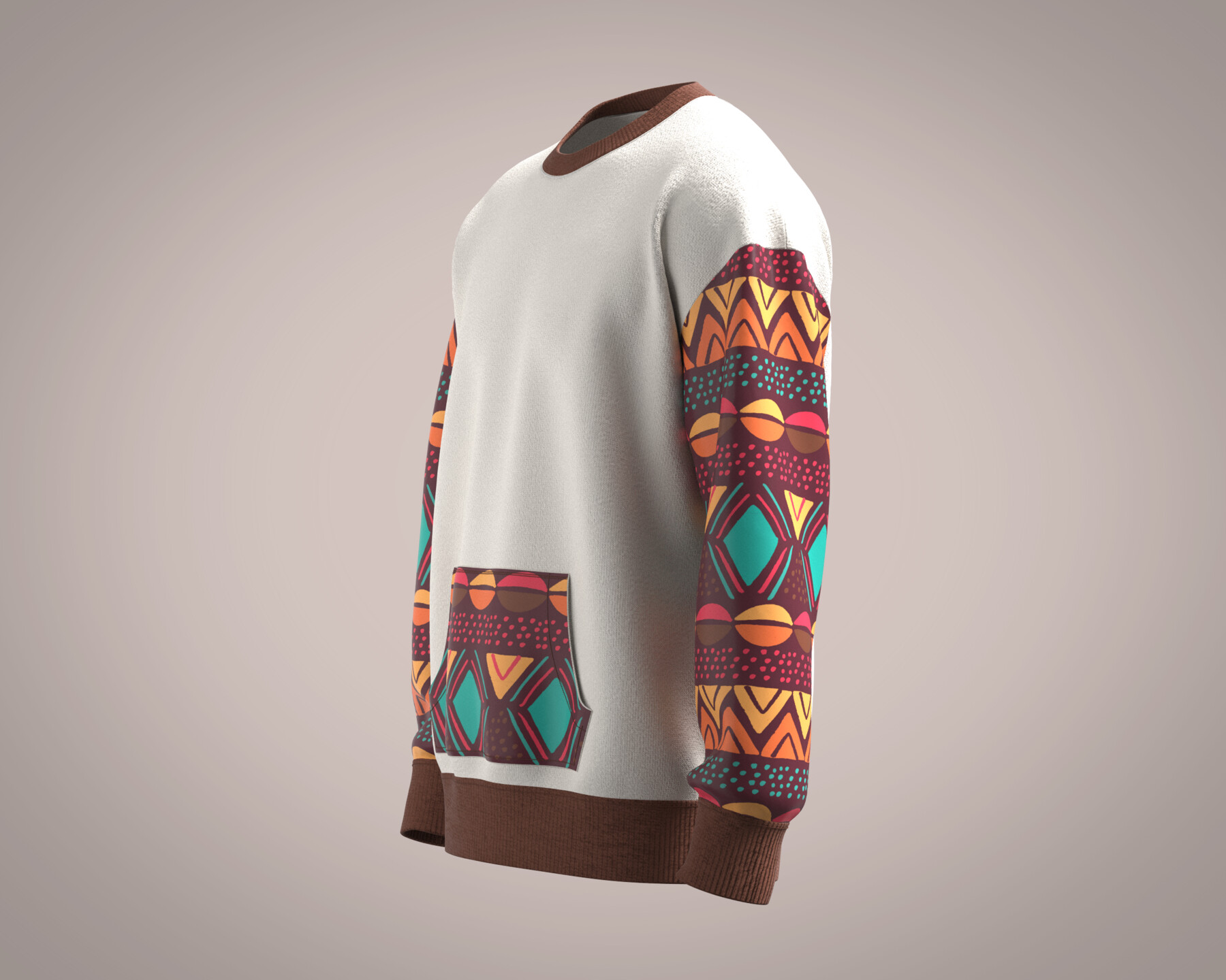 ArtStation - Mens Printed Sleeve Sweatshirt | Resources