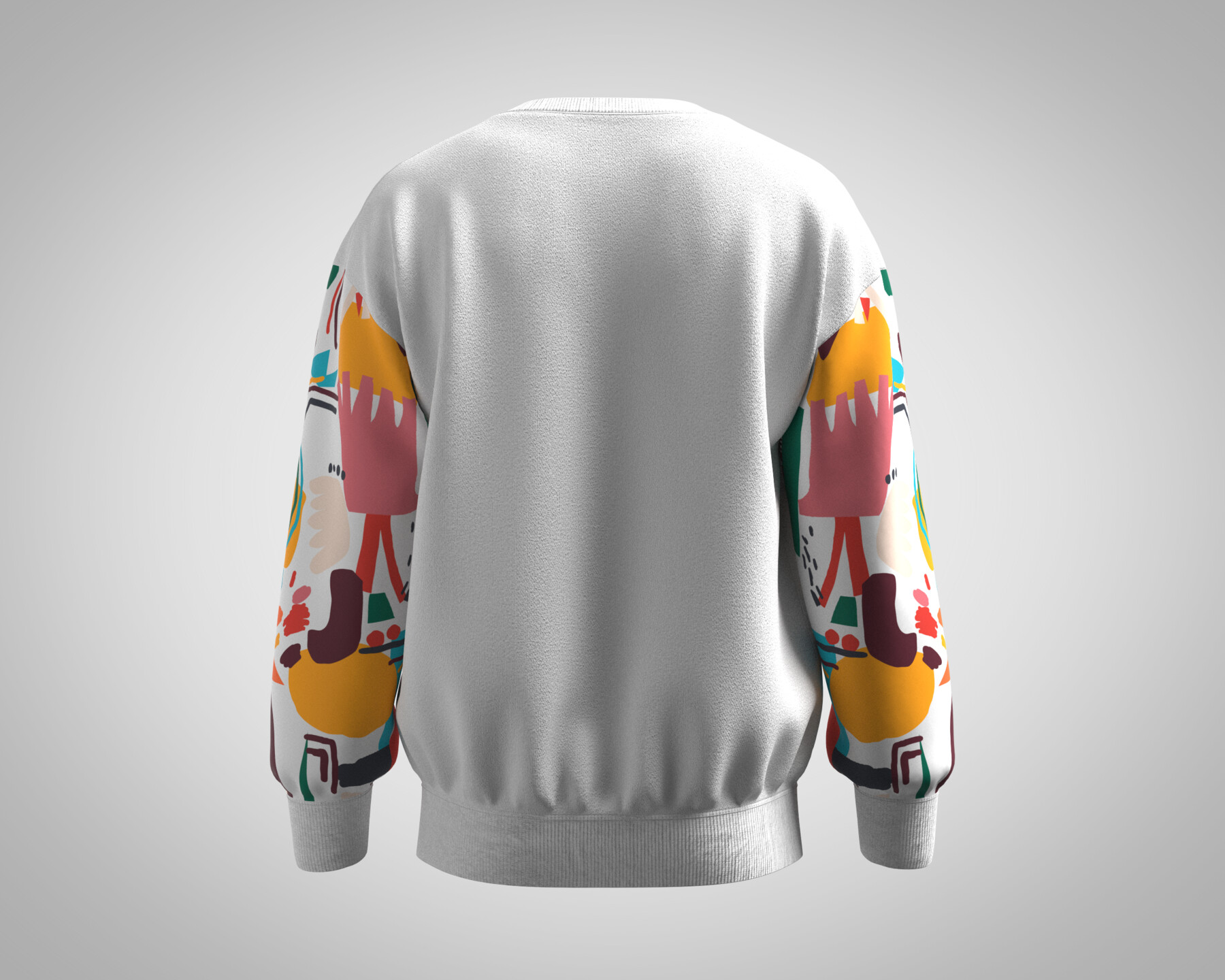 ArtStation - Printed Sleeve Sweatshirt | Resources