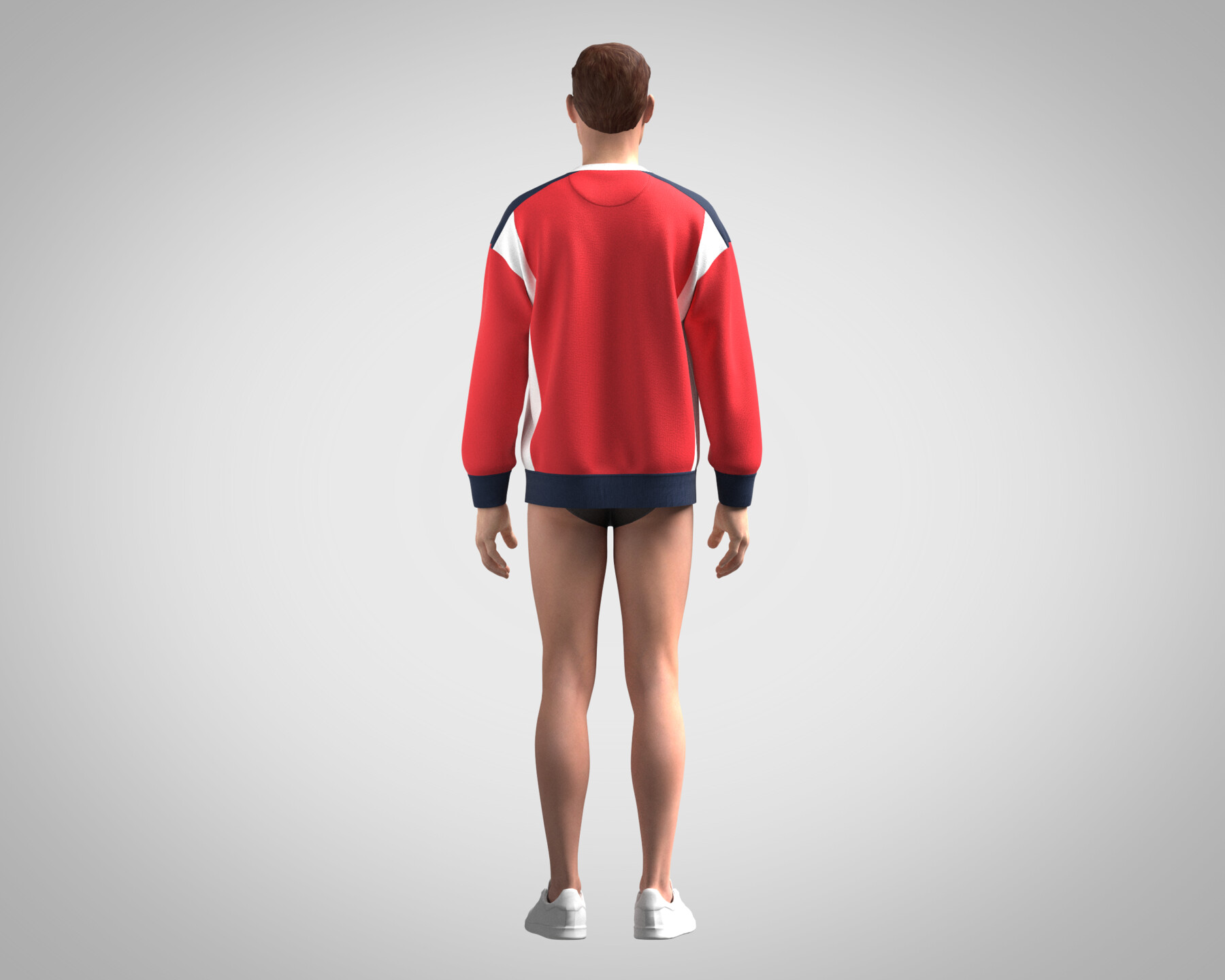 ArtStation - Mens Red and Blue Sweatshirt | Resources