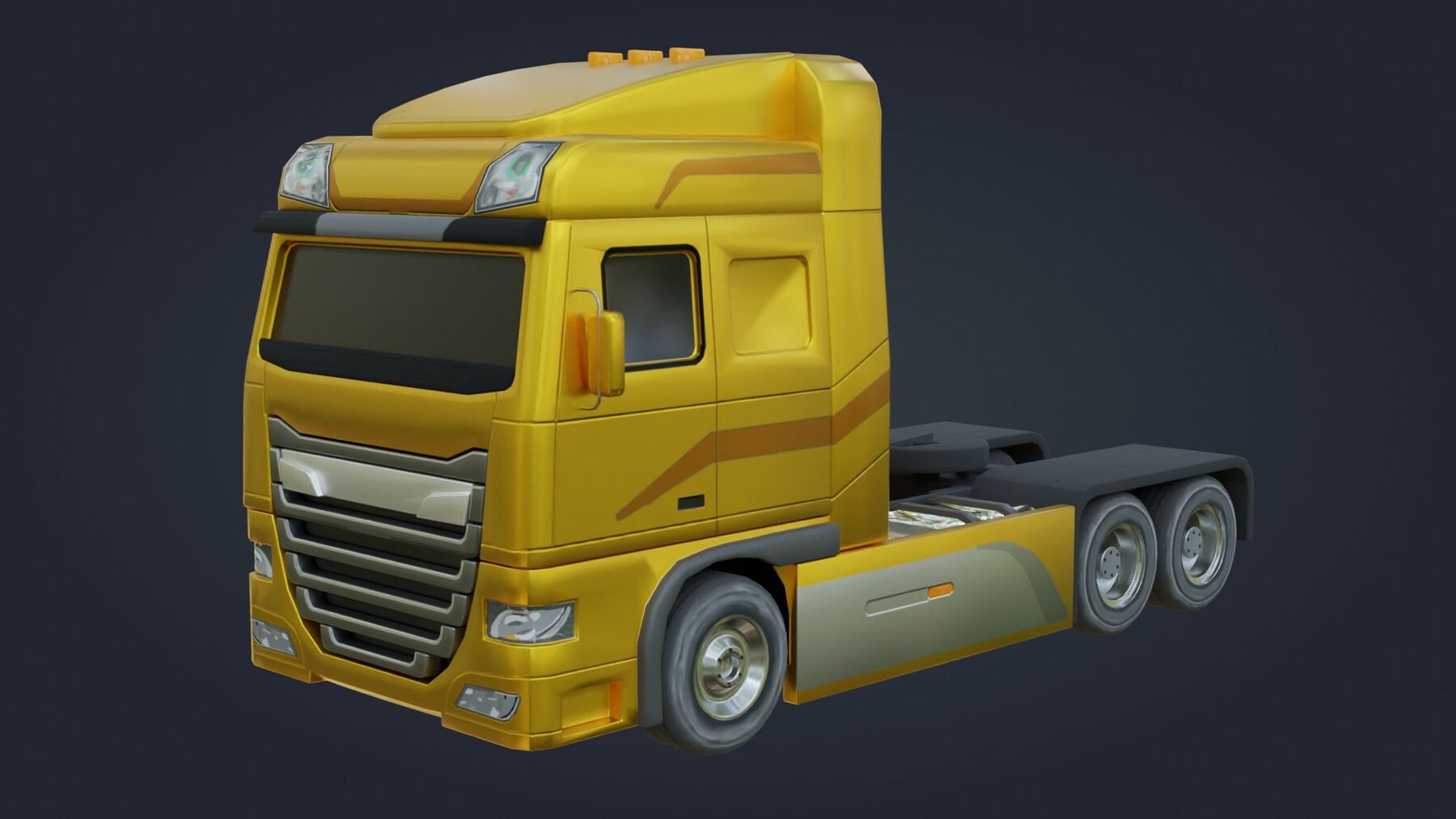 ArtStation - Truck - Low Poly - Game Ready - PBR | Game Assets