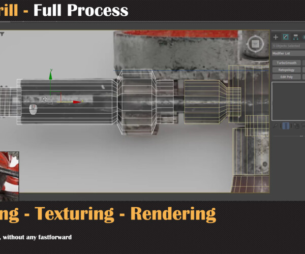 Artstation Hand Drill Tutorial Full Process Tutorials