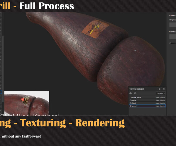 ArtStation - Hand Drill - Tutorial Full Process | Tutorials