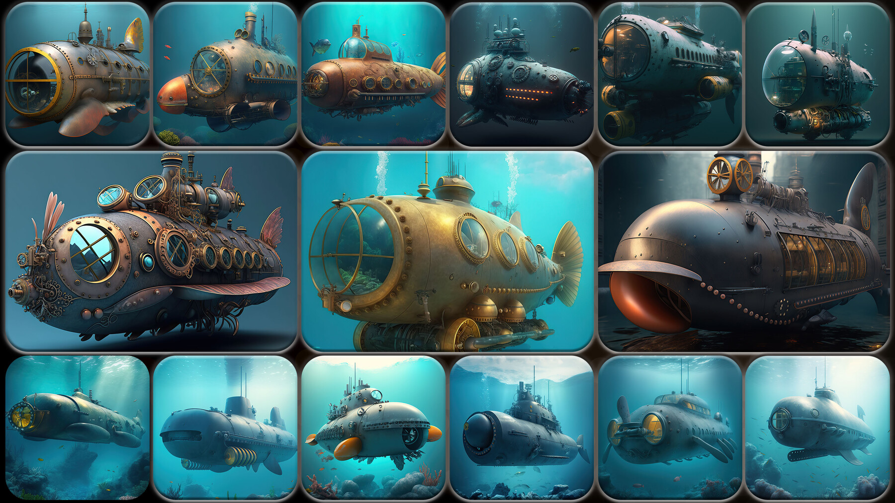 ArtStation - 210 Submarine Reference Pack | 4K | v.1 | Artworks