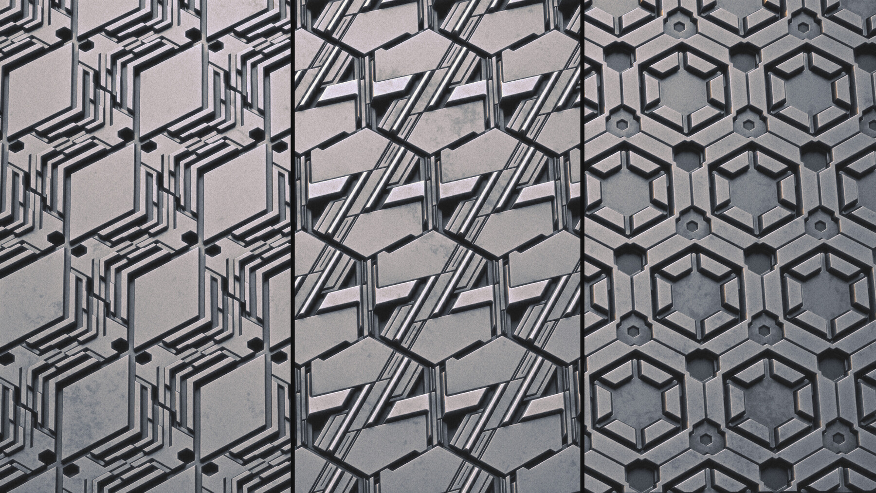 ArtStation - 100 SCI FI PATTERN | Brushes