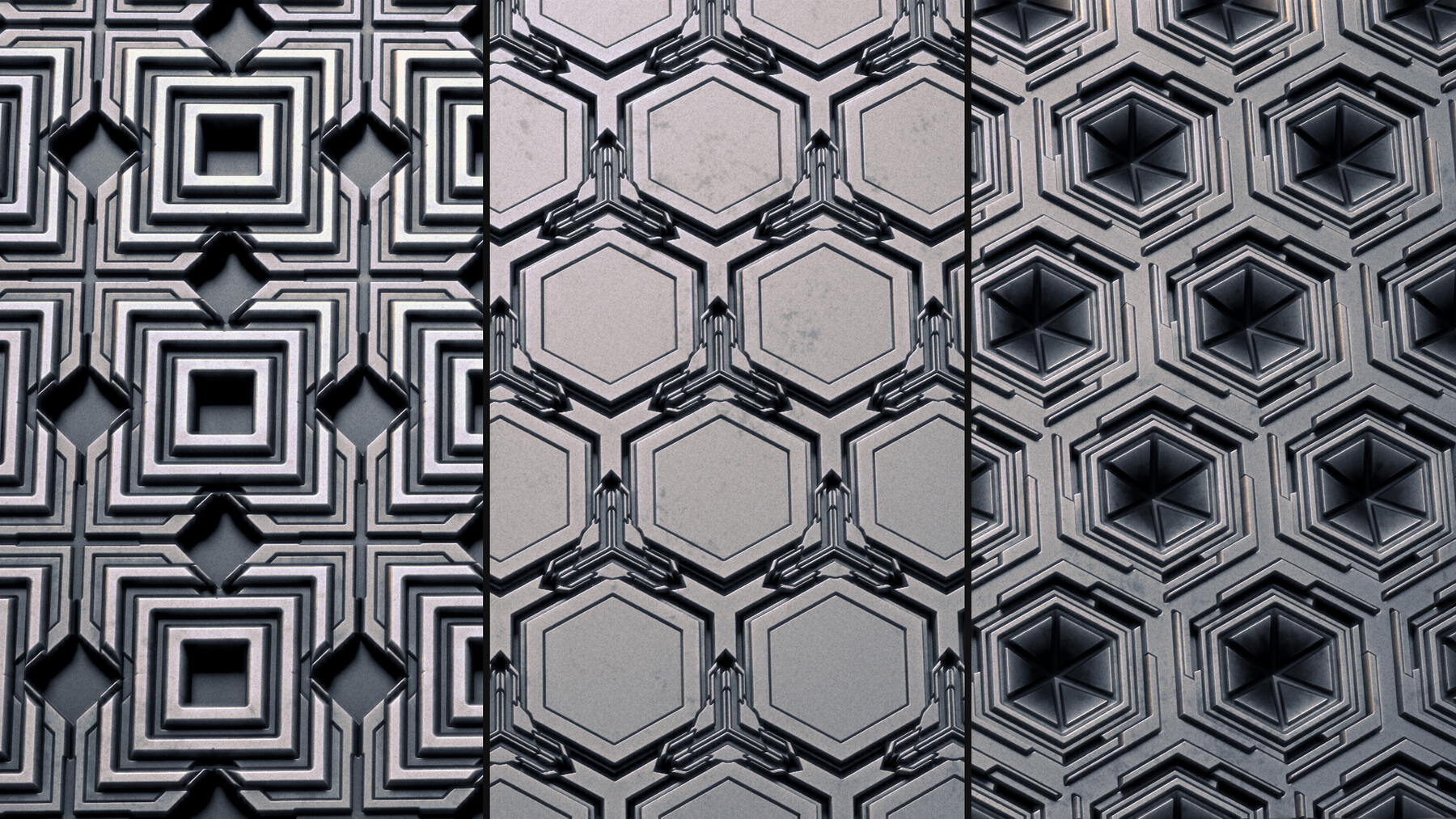 ArtStation - 100 SCI FI PATTERN | Brushes