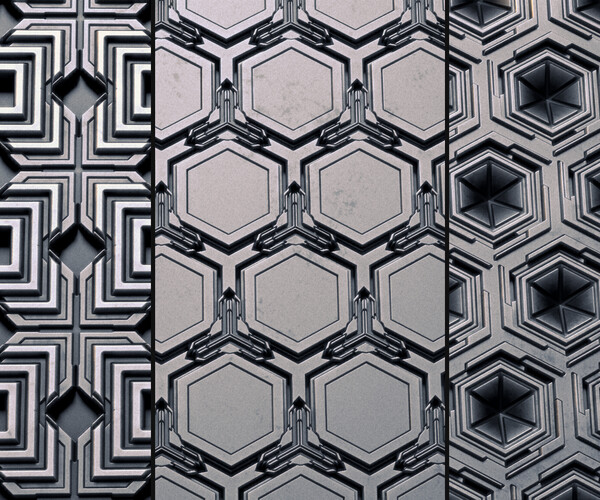 ArtStation - 100 SCI FI PATTERN | Brushes