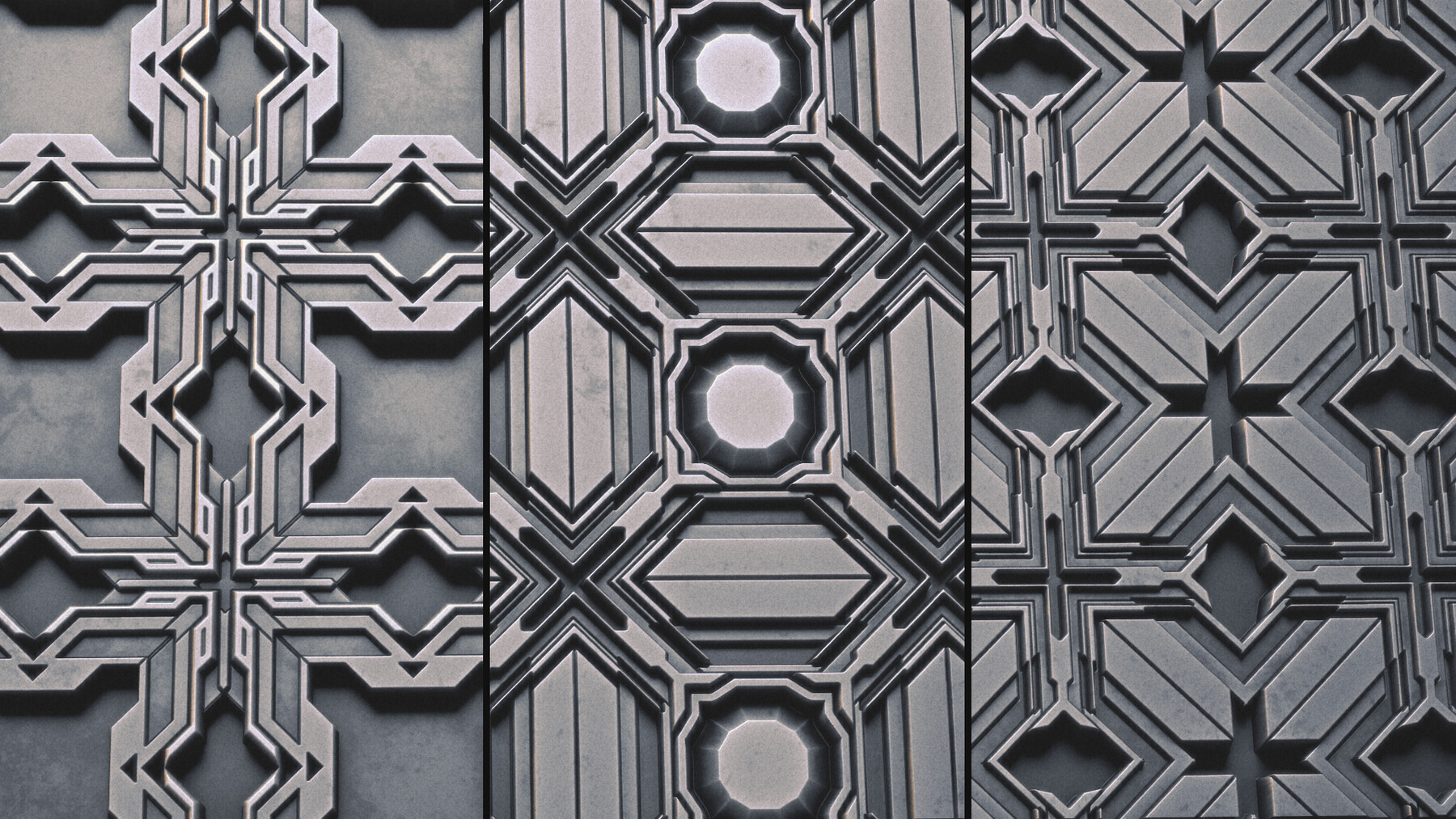 ArtStation - 100 SCI FI PATTERN | Brushes