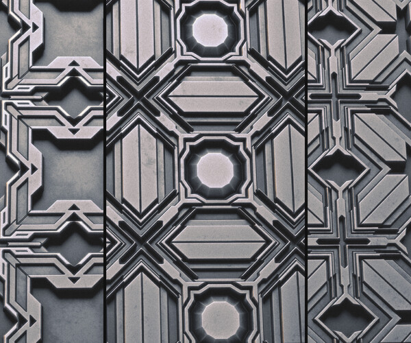 ArtStation - 100 SCI FI PATTERN | Brushes