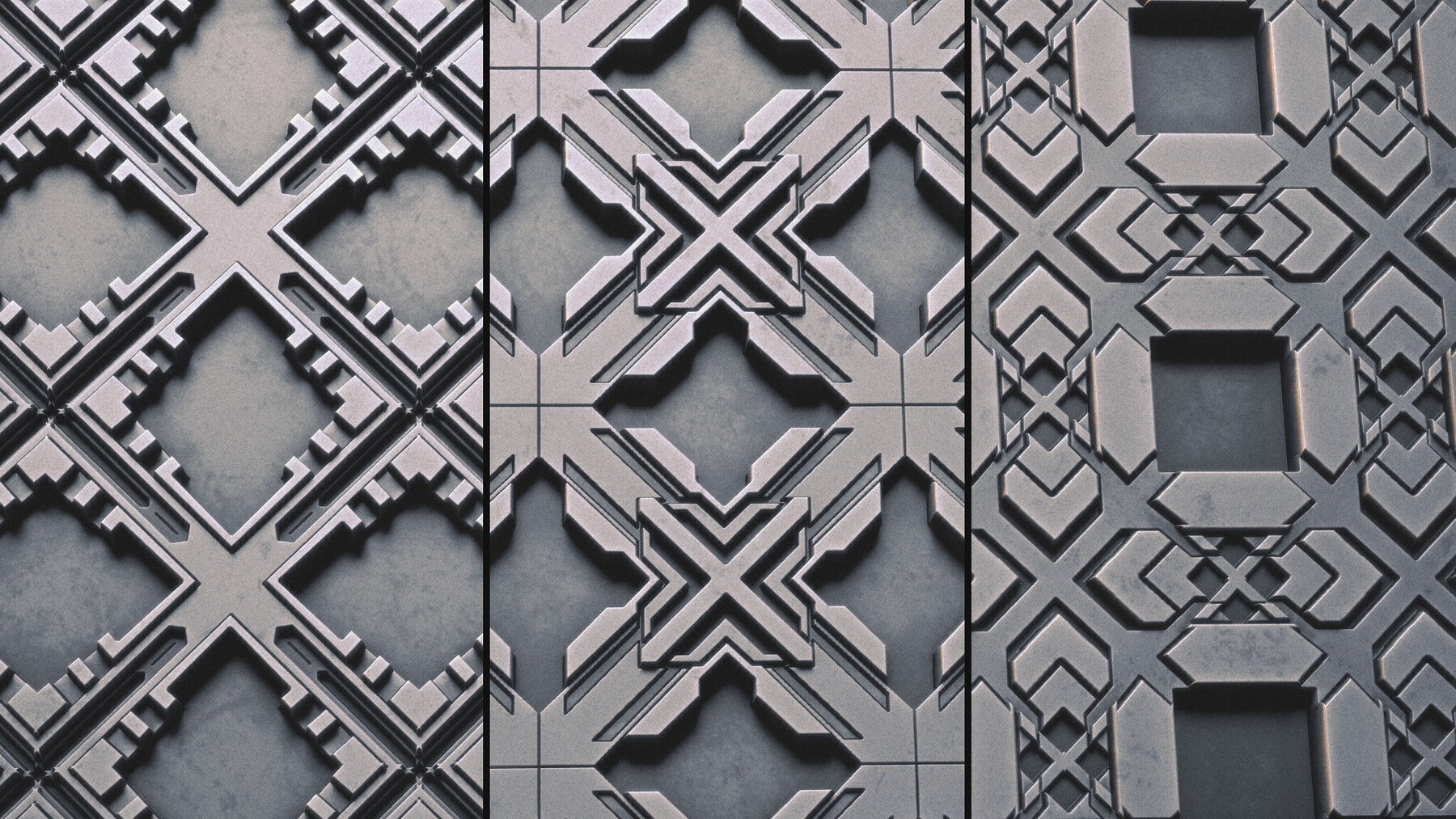 ArtStation - 100 SCI FI PATTERN | Brushes