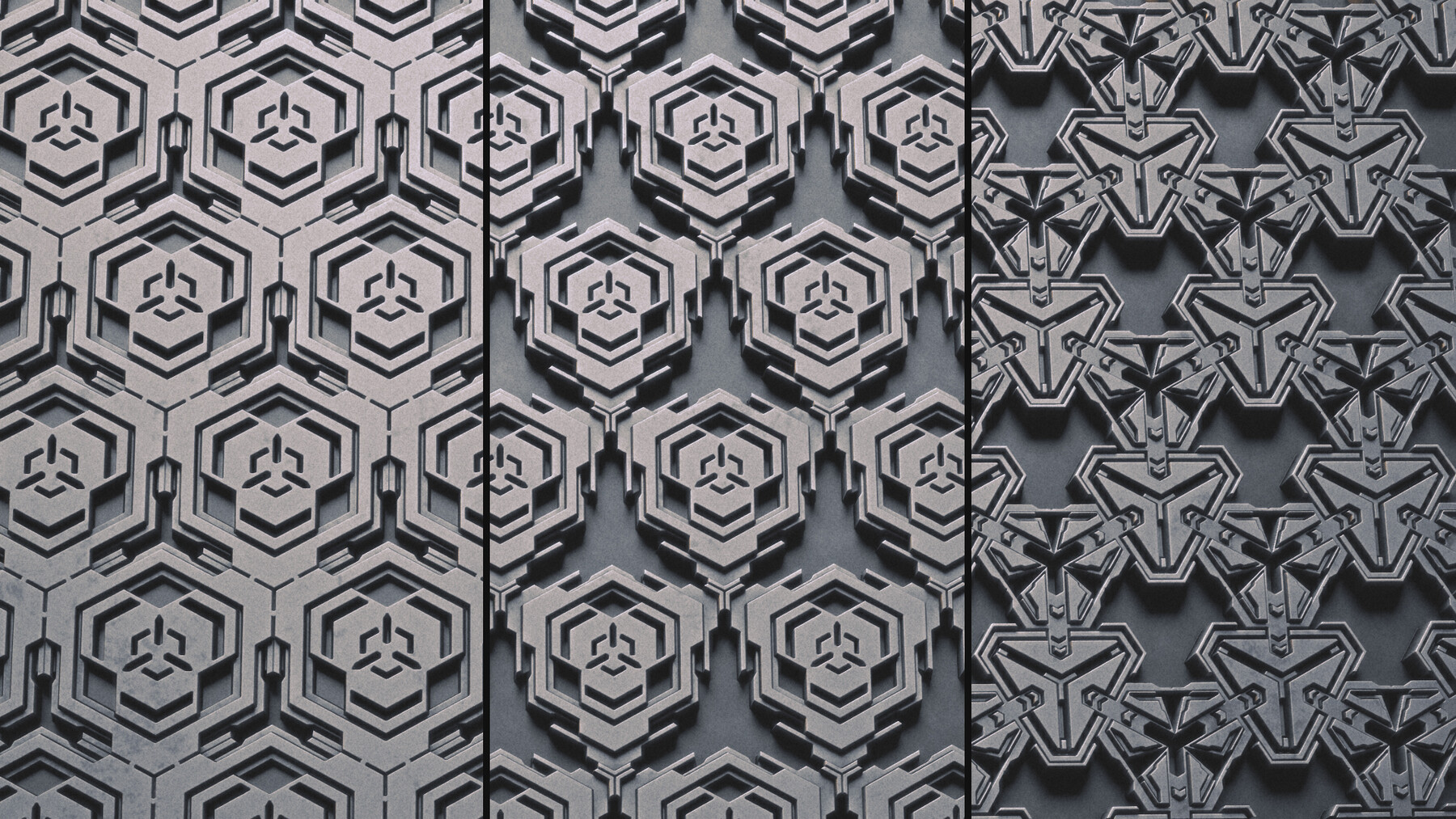 ArtStation - 100 SCI FI PATTERN | Brushes