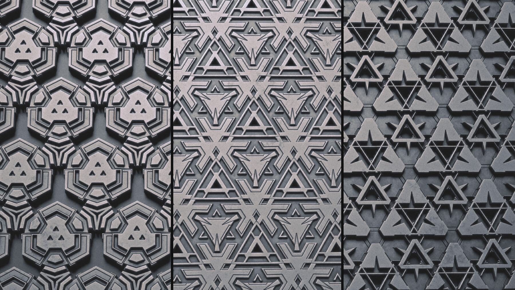 ArtStation - 100 SCI FI PATTERN | Brushes