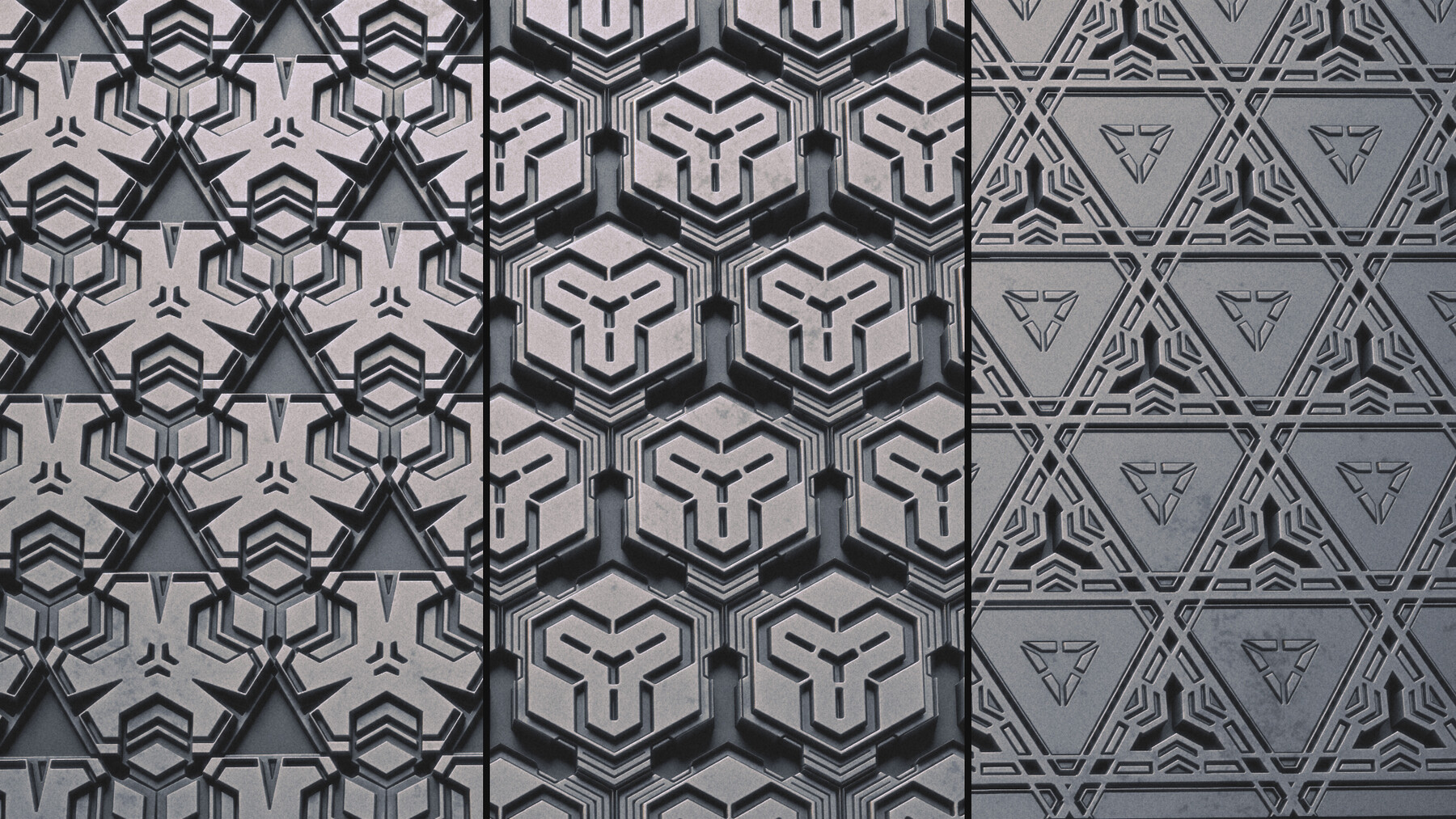 ArtStation - 100 SCI FI PATTERN | Brushes