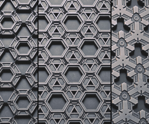 ArtStation - 100 SCI FI PATTERN | Brushes