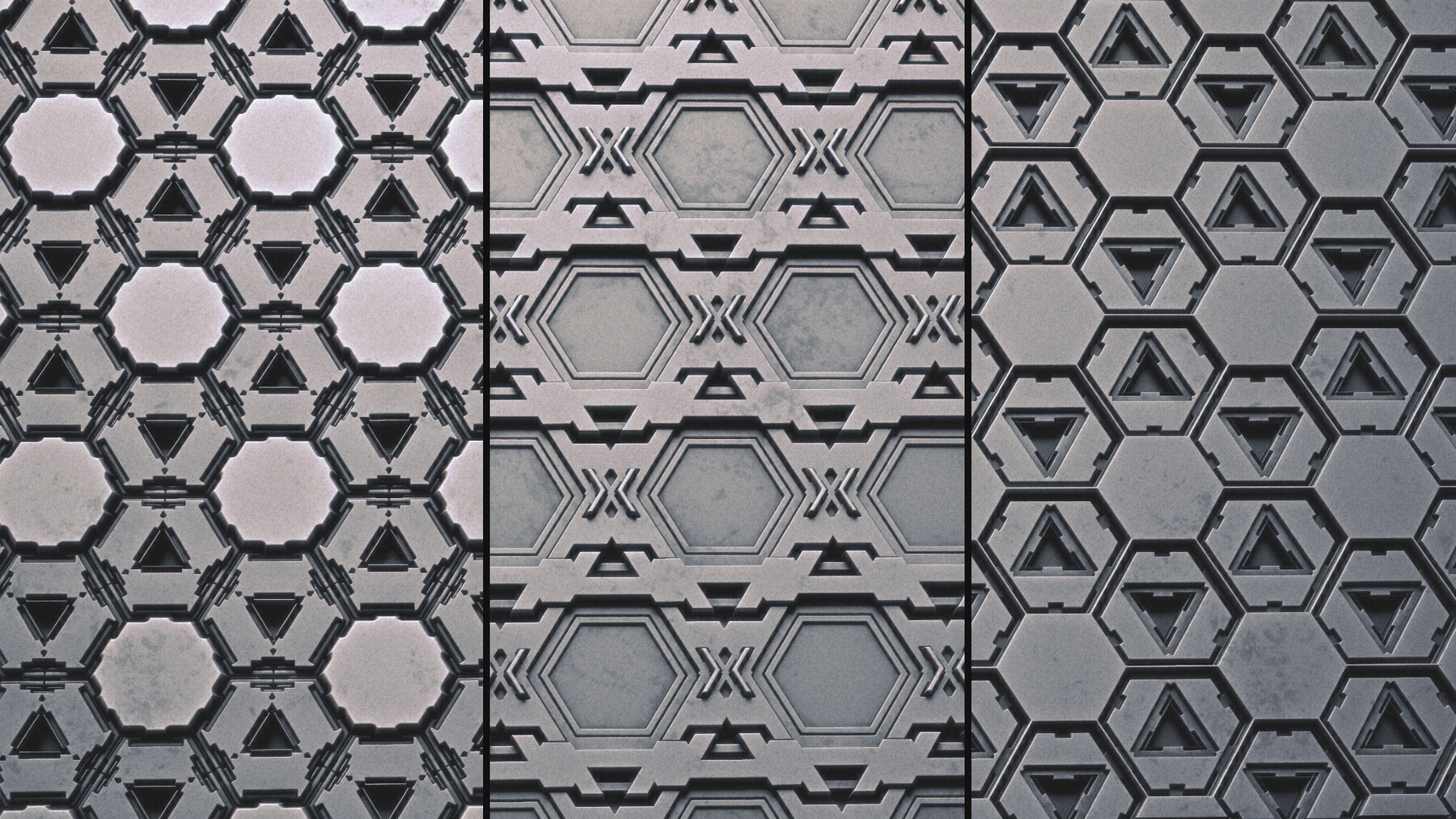 ArtStation - 100 SCI FI PATTERN | Brushes