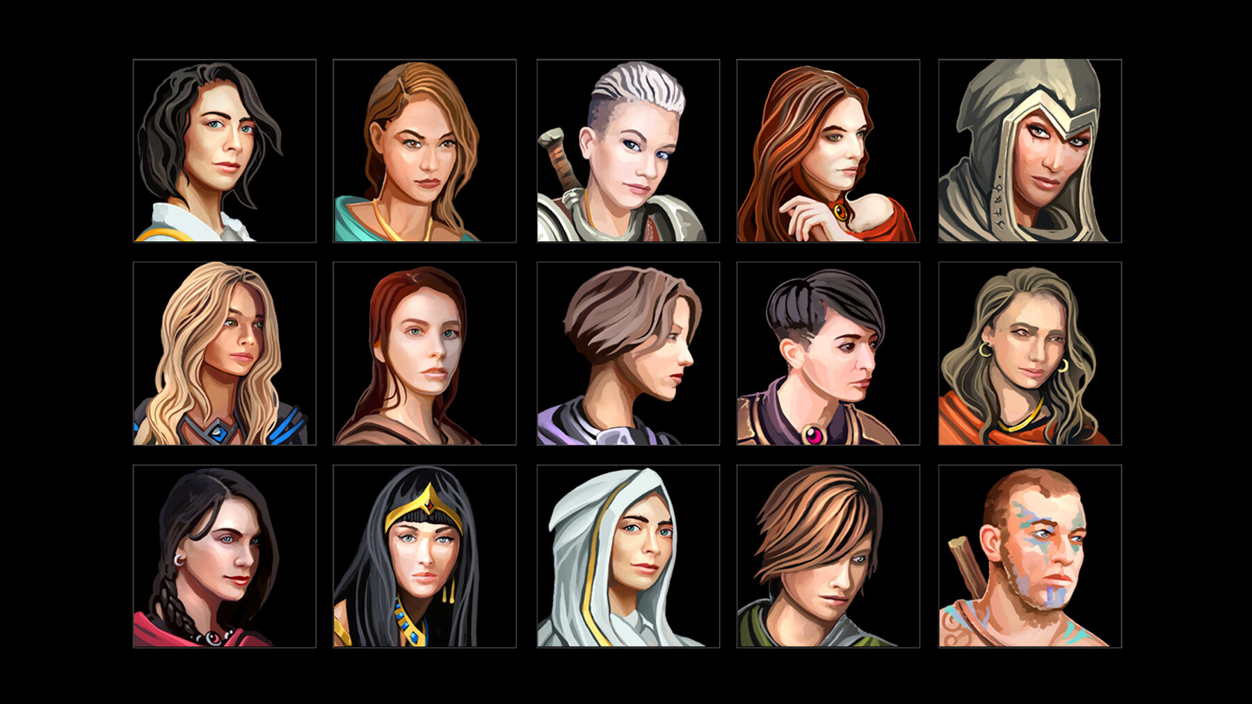 ArtStation - RPG Avatars 02 | Game Assets