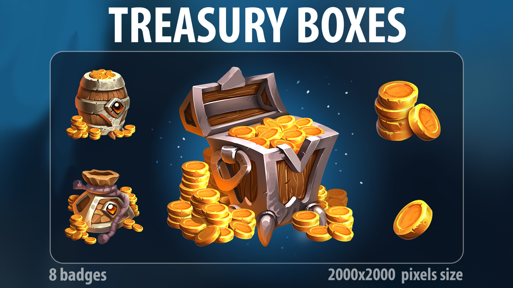 ArtStation - Treasury Boxes | Game Assets