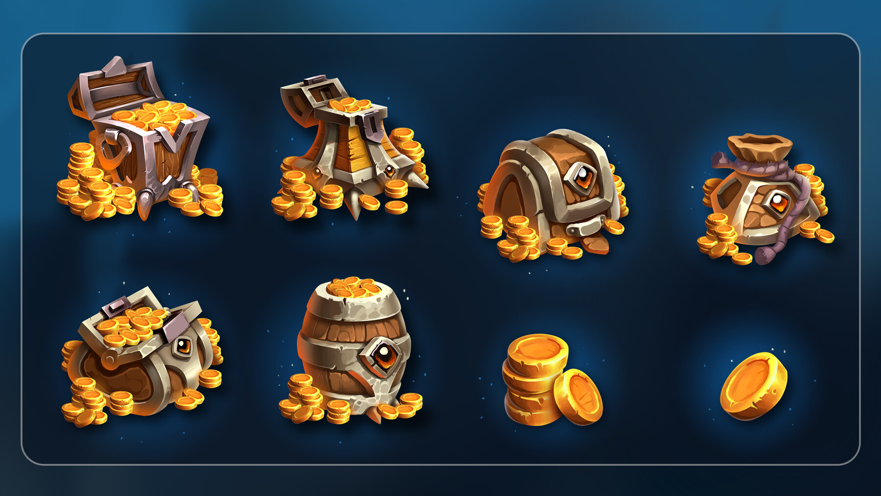 ArtStation - Treasury Boxes | Game Assets