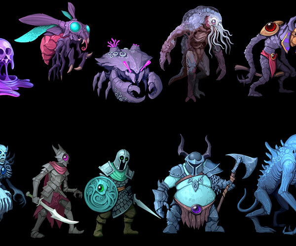 ArtStation - Fantasy Army Characters pack3 | Game Assets