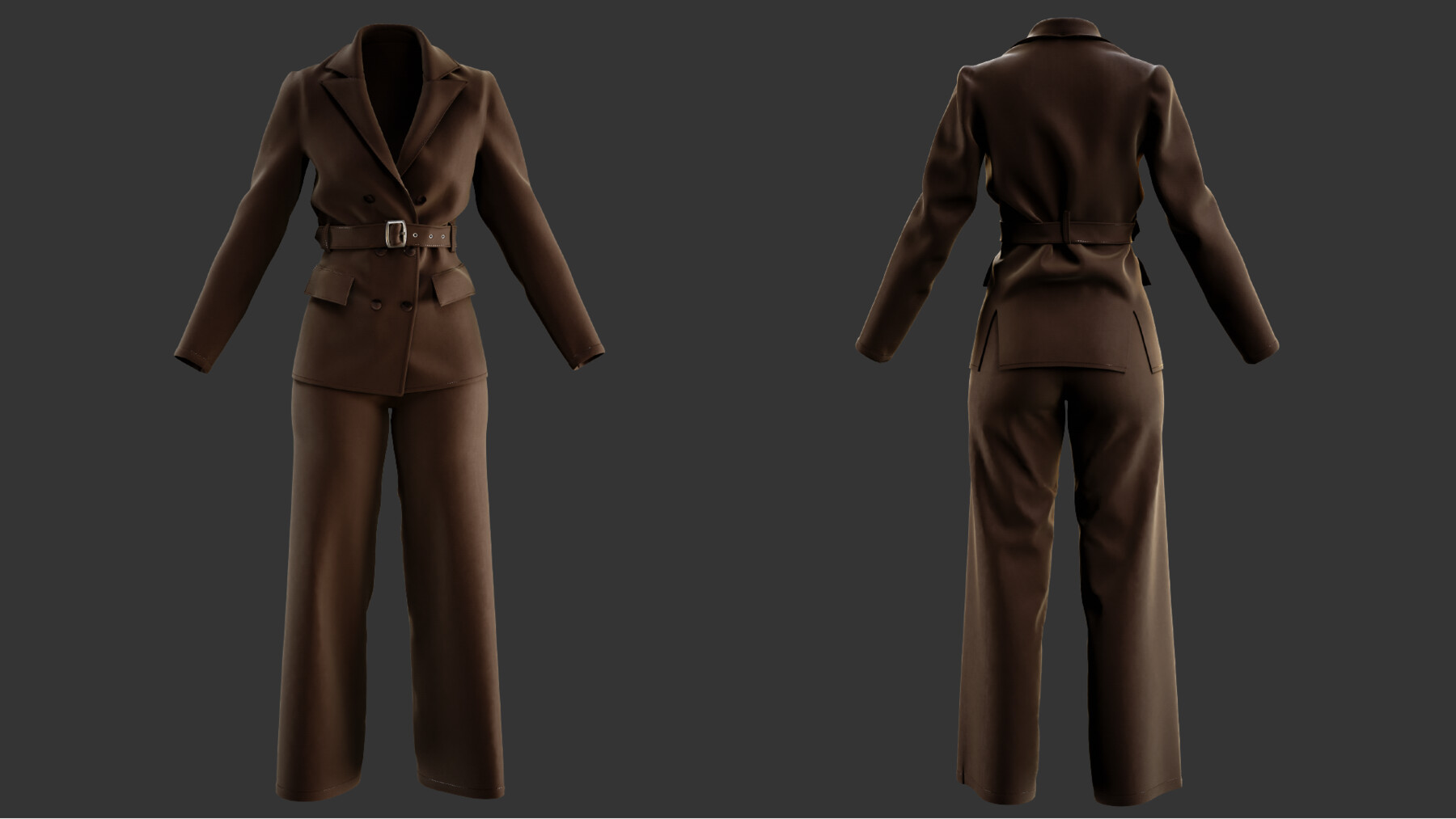 ArtStation - 5 SET OF CLOTHES (ZPRJ+OBJ+FBX) - VOL 01 | Game Assets