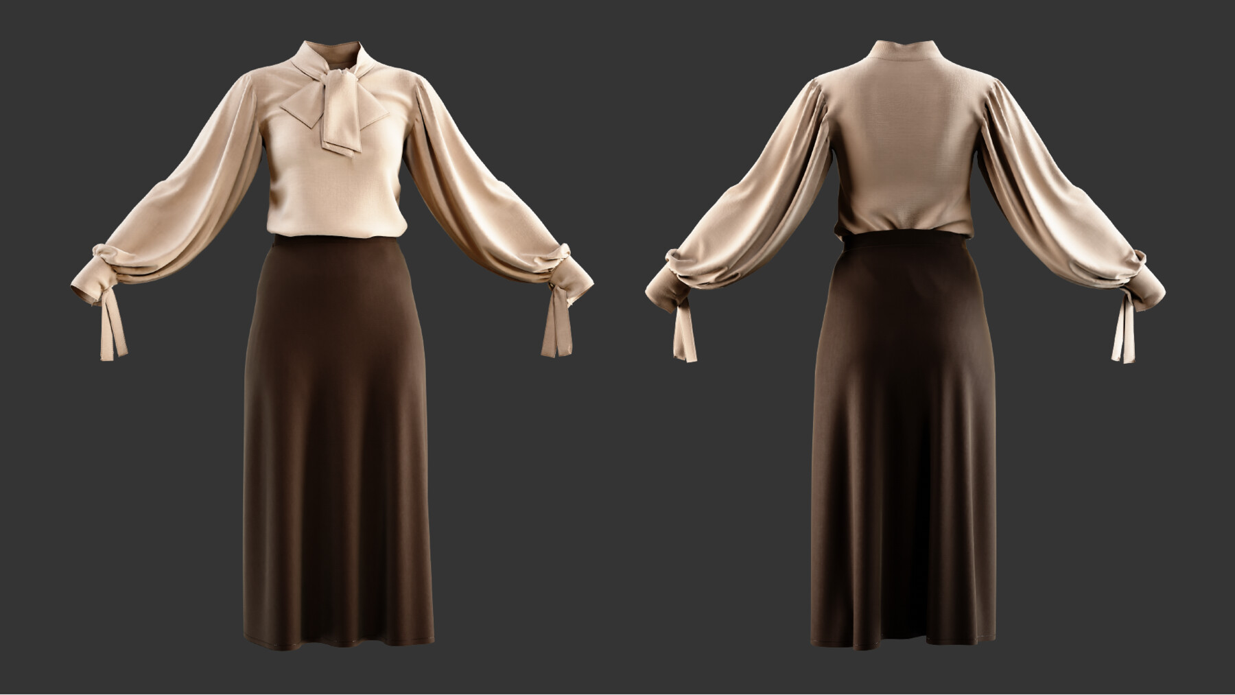 ArtStation - 5 SET OF CLOTHES (ZPRJ+OBJ+FBX) - VOL 01 | Game Assets