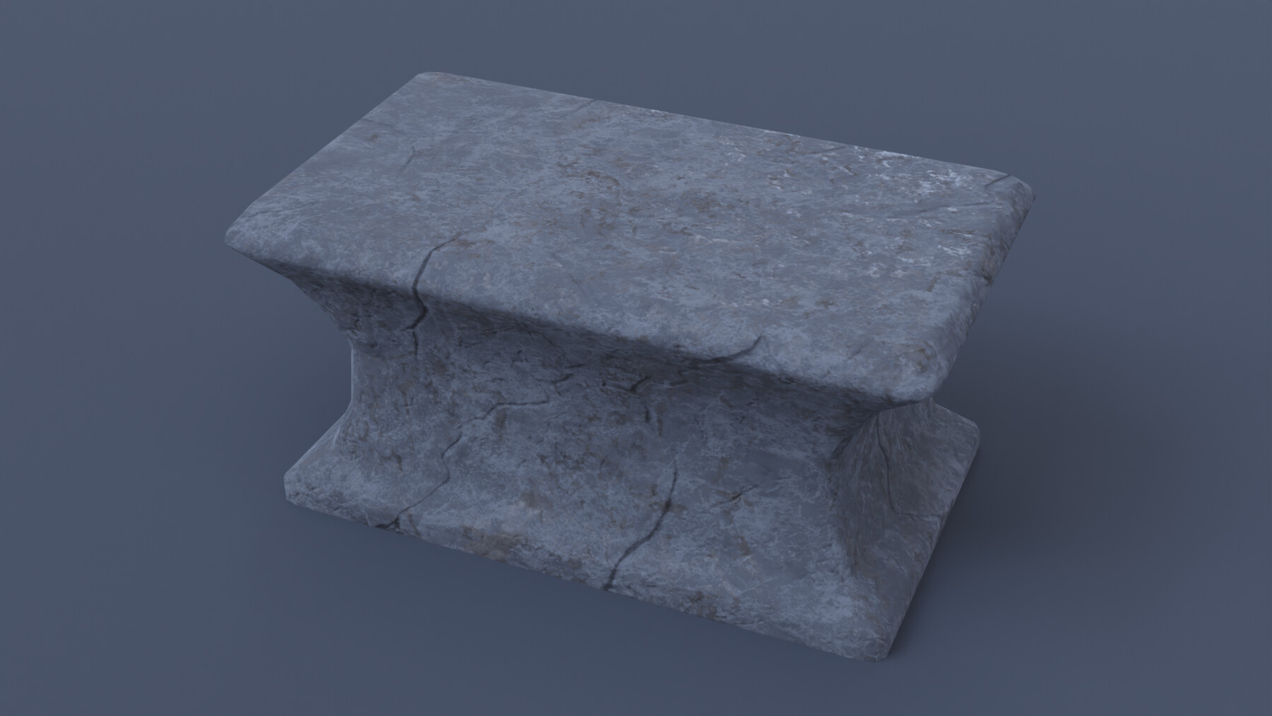 ArtStation - Stone altar Low-poly 3D model | Resources