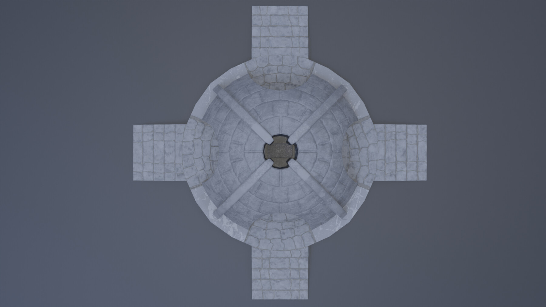 ArtStation - Stone altar Low-poly 3D model | Resources