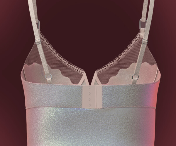 ArtStation - 3D LACE COLOURFUL BRA | Resources