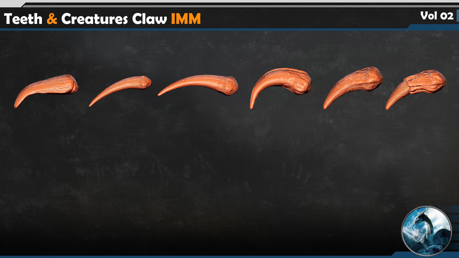 ArtStation - Teeth & Creatures Claw IMM Vol 02 | Brushes