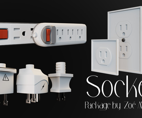 ArtStation - Socket Package - 3D Model | Resources