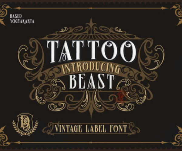 ArtStation - 20 Premium Tattoo Fonts Bundle 5 | T-Shirt Print | Logo ...