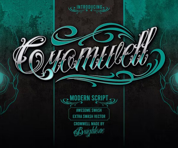 ArtStation - 10 Premium Tattoo Fonts Bundle 4 | T-Shirt Print | Logo ...