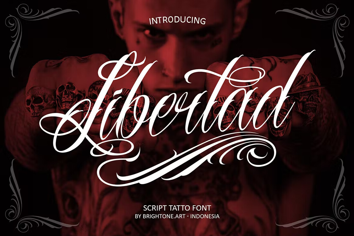 ArtStation - Tattoo Fonts Bundle #16 Gothic Blackletter & Calligraphy ...