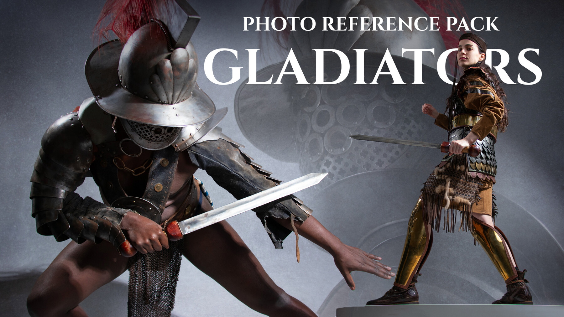 ArtStation - Gladiators - Reference Photo Pack For Artists 323 JPEGs noAI | Resources