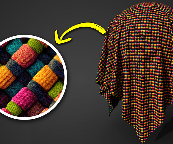 ArtStation - 100 Seamless Fabric Pattern Vol.07 + Video Tutorial | Game ...