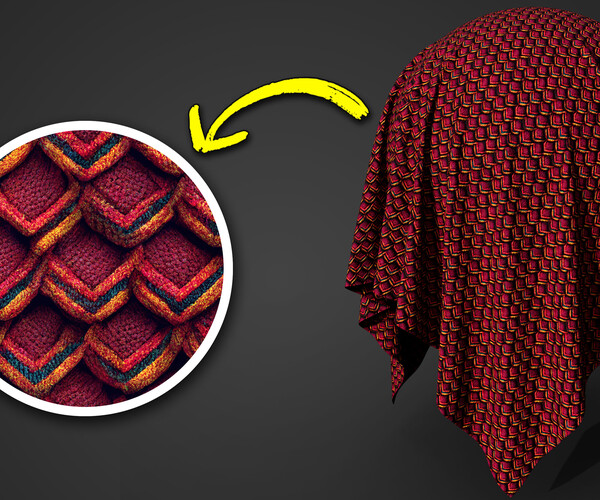 ArtStation - 100 Seamless Fabric Pattern Vol.07 + Video Tutorial | Game ...