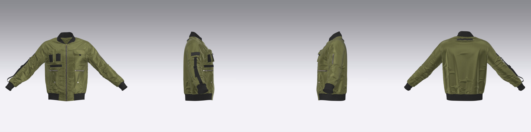 ArtStation - Men's jackets pack # 2 single edition | Game Assets