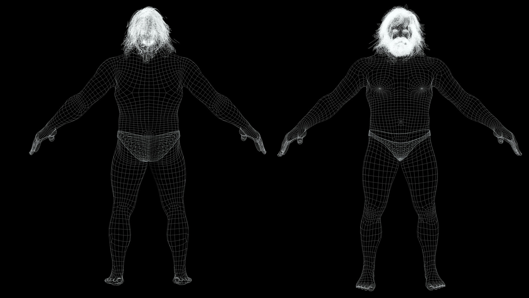 ArtStation - Viking Ready with facial rig | Game Assets