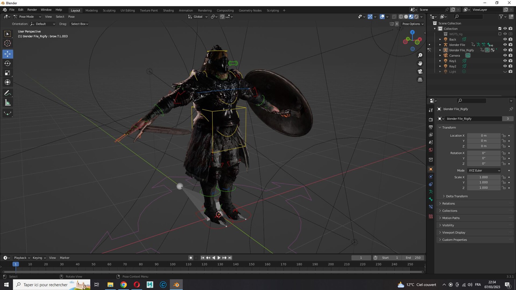 ArtStation - Viking Ready with facial rig | Game Assets