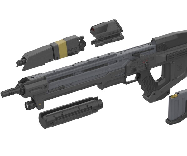 ArtStation - MA40 Assault Rifle - Halo - Printable 3d model - STL files ...
