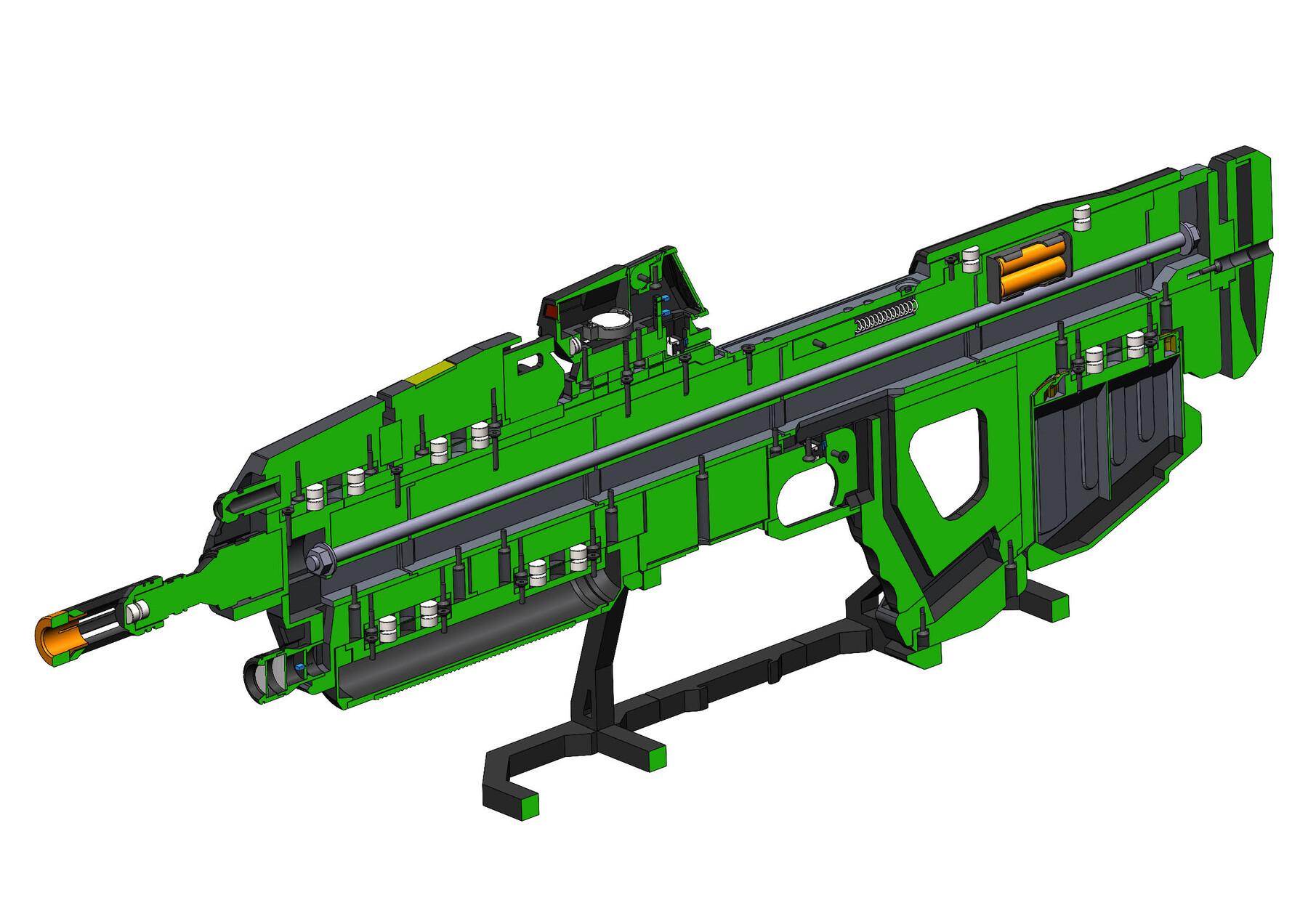 ArtStation - MA40 Assault Rifle - Halo - Printable 3d model - STL files ...